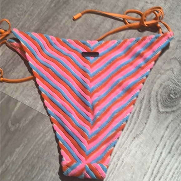 triangl swimwear | Swim | Triangl Striped Multicolor Bikini Set | Poshmark